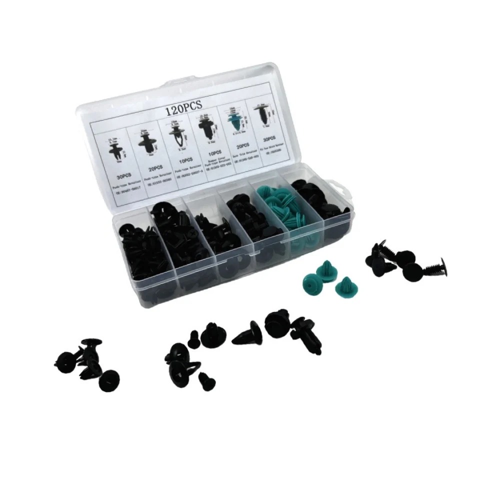 Set clipsuri auto 120 piese de fixare universale - Auto Time